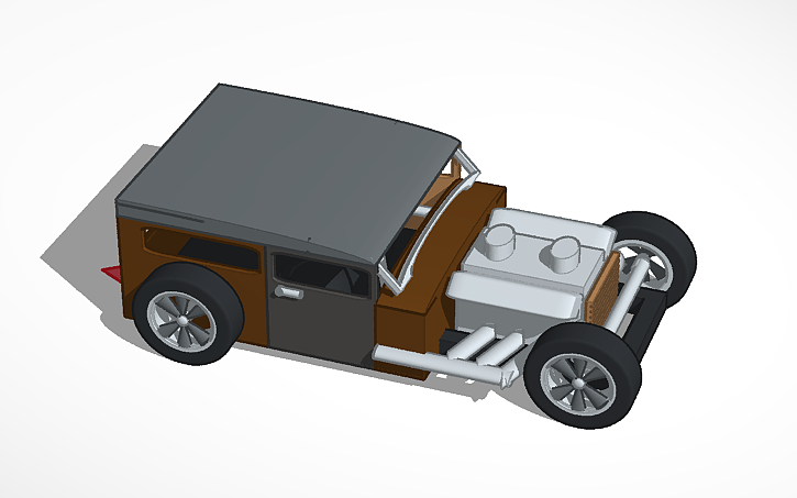 3D design Rat Rod - Tinkercad