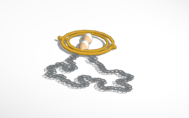 3D design Copy of time turner - Tinkercad