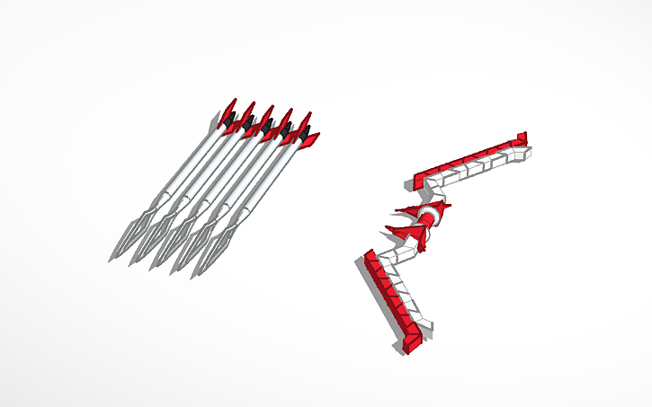 3D design Mega bow - Tinkercad