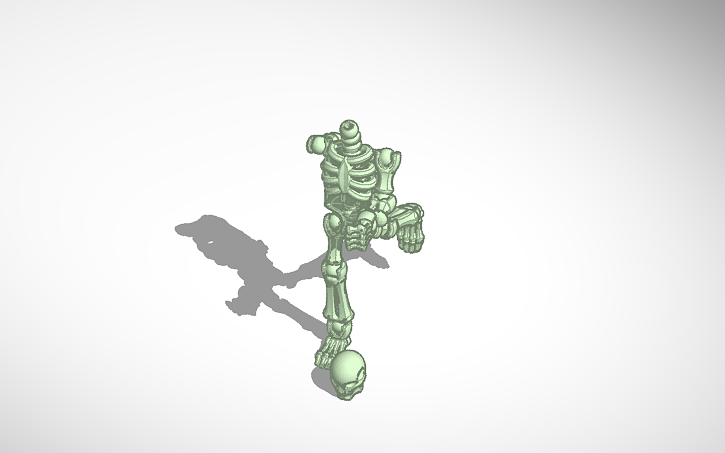 3D design kicking guy | Tinkercad