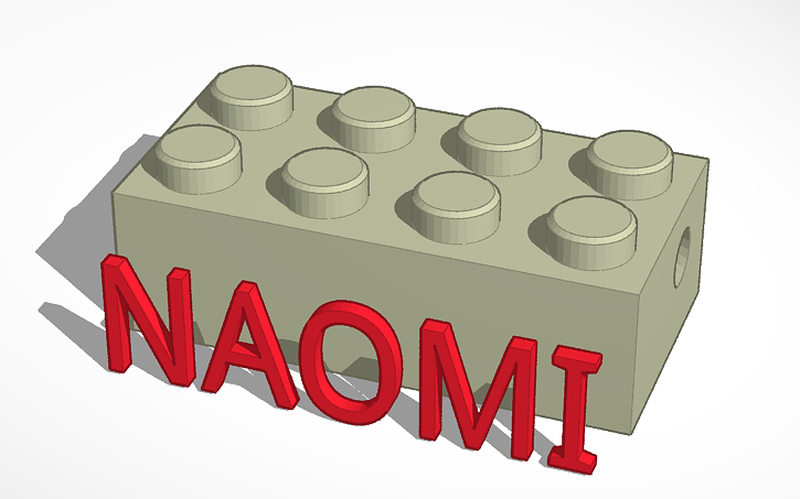 3d Design Nametag Test Tinkercad