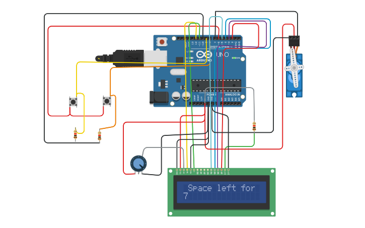 Circuit design IOT PROJECT - Tinkercad