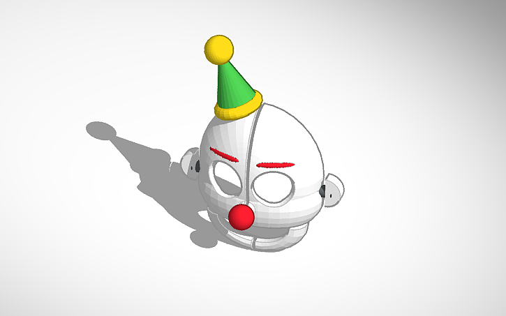 3D design ENNARD mask V.2 - Tinkercad