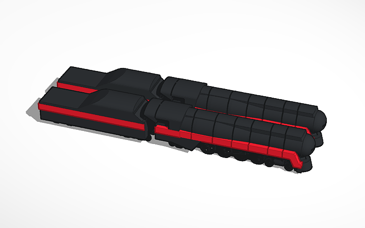 3D design J Class Steam locomotives - Tinkercad