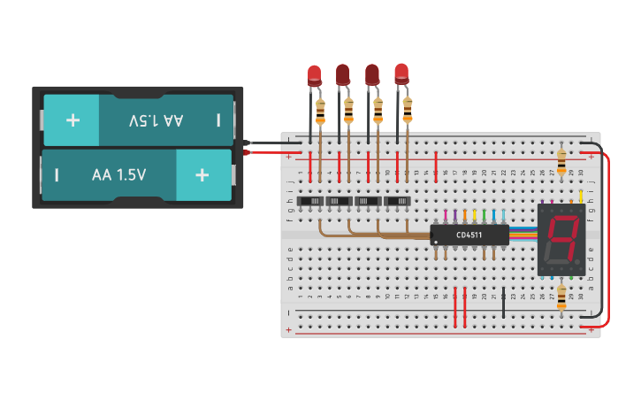 Circuit Design Activity 5 Bcd Decoder Tinkercad