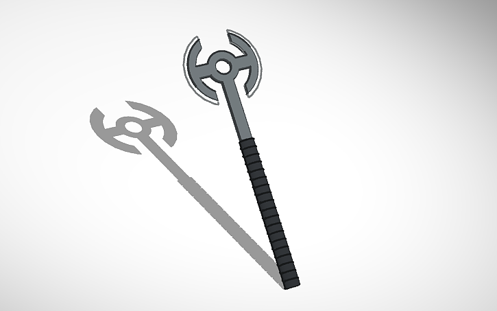 3D design THE OLD GUARD / BATTLE AXE - Tinkercad