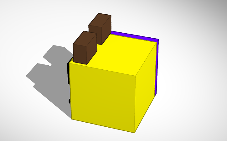 3d Design Cube Bot Tinkercad