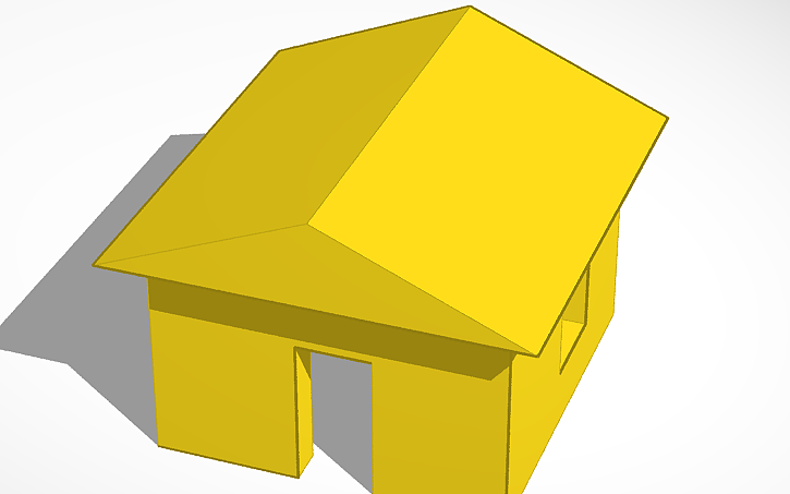 3D design EngKidz - Simple Hut - Tinkercad