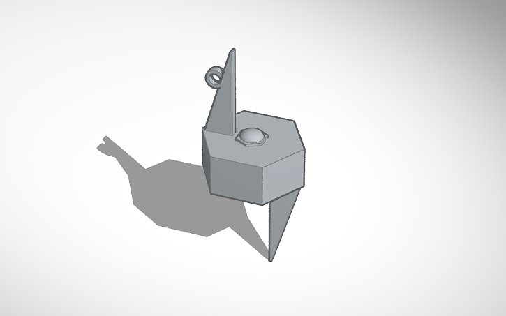 3D design Kataan Probe Pendant - Tinkercad