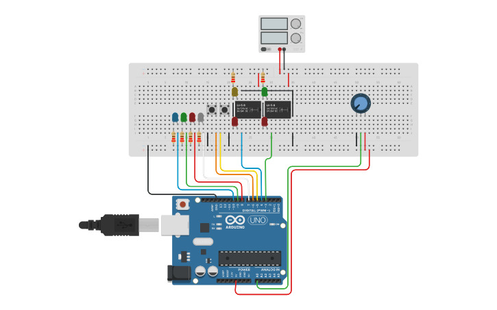Circuit Design Working Water Battery Schematic With Code Tinkercad
