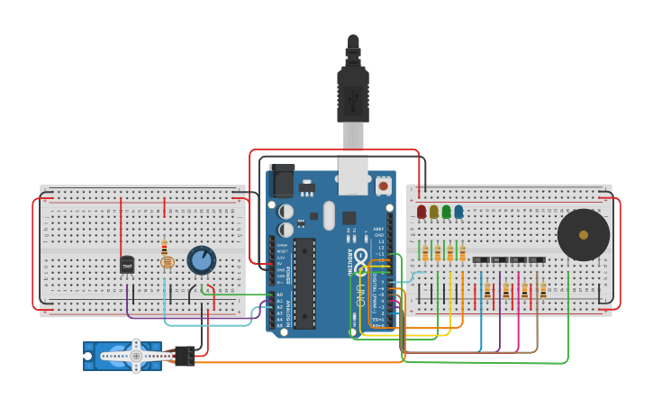 Circuit design Trabalho 2 | Tinkercad