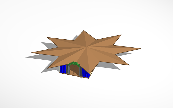 3D design Minecraft house 1 | Tinkercad