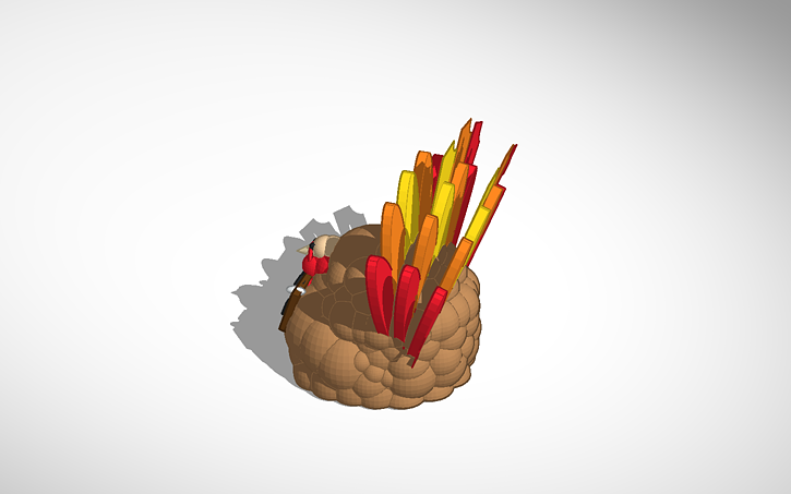 3D design turkey - Tinkercad
