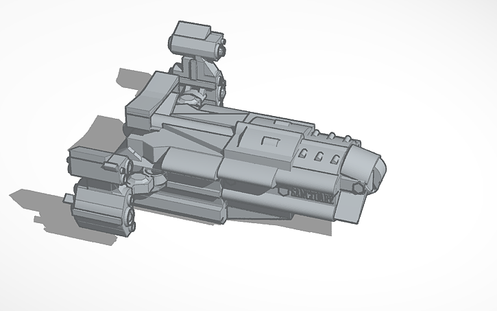 3D design Borderlands 3 Sanctuary III/Ship - Spaceship Design - Tinkercad