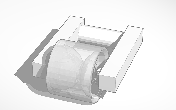 3D design diy rolling stamp - Tinkercad