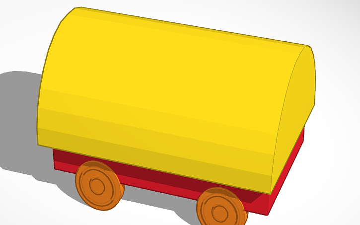 3D design caravan - Tinkercad