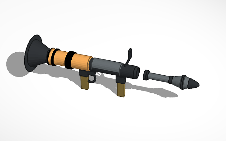 3D design Rocket Launcher. - Tinkercad