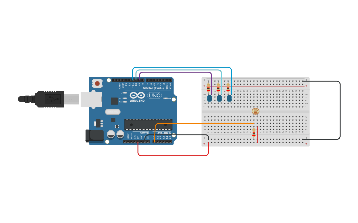 Circuit design code - Tinkercad