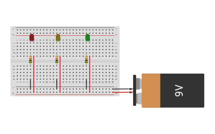 Circuit design Fase práctica-Waleska Barrios encendido de led | Tinkercad Circuit design Fase práctica-Waleska Barrios encendido de led | Tinkercad