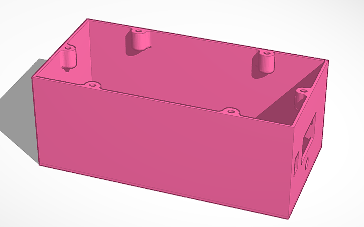 3D design 18650 Dual Battery Project Box - Tinkercad