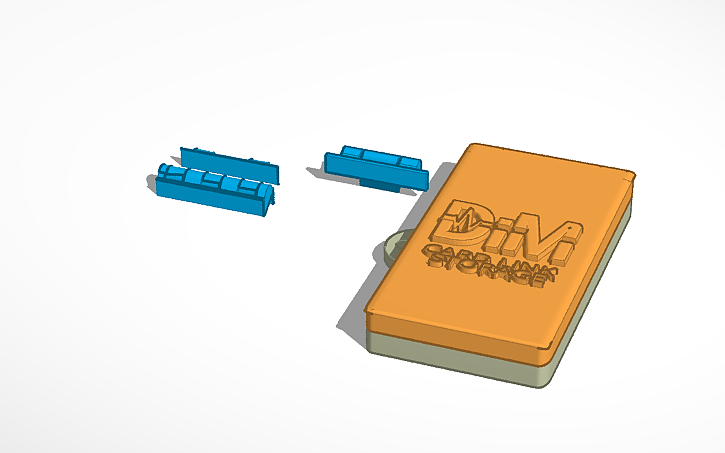 3D design Digimon DIM Carrying Case Hinged | Tinkercad