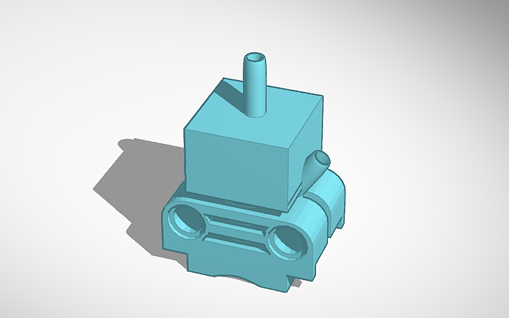 3D design lego 2 stroke air engine cylinder - Tinkercad
