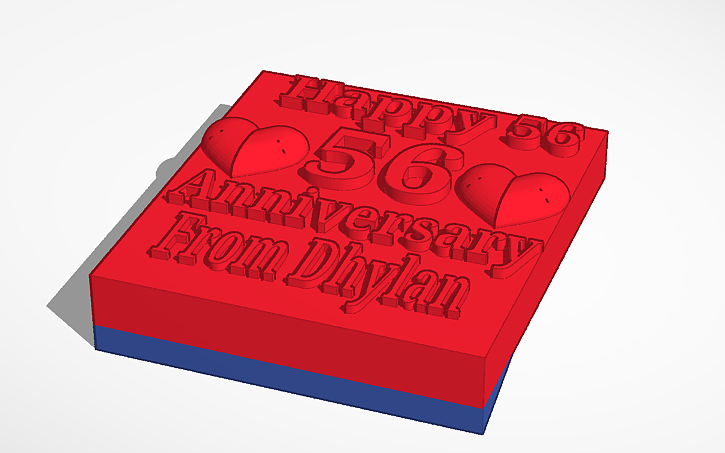 3D design Nani Nana Anniversary - Tinkercad