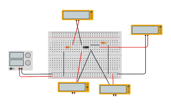 Circuit design Dioda Zenerrrr - Tinkercad