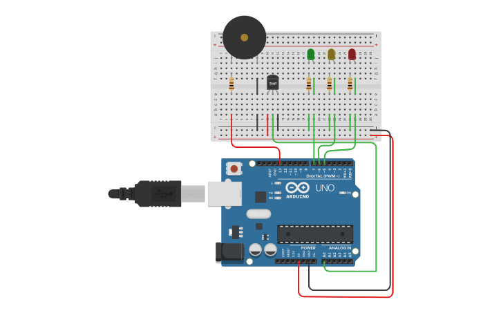 Circuit design IOT_lab1_IT211-Temperature Monitoring System - Tinkercad