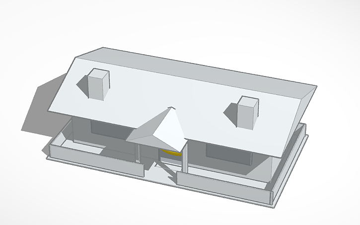 3D design Cool house - Tinkercad