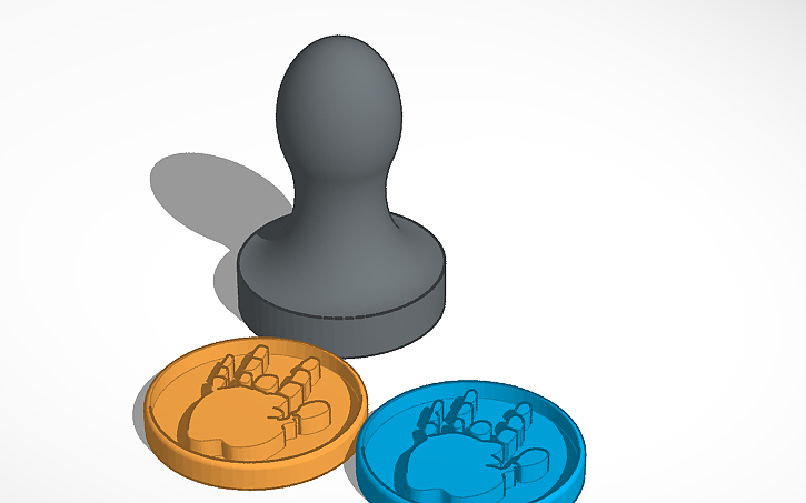 3D design Jerry Garcia Stamp | Tinkercad