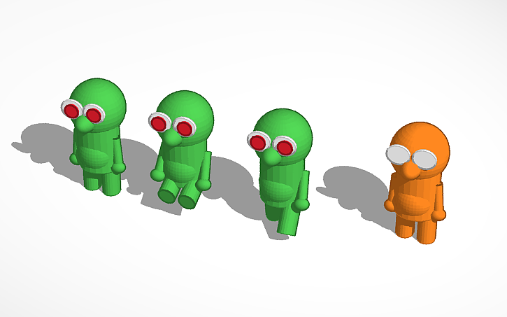 3D design Little Runmo and Jumpmo - Tinkercad
