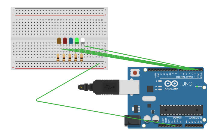 Circuit Design Array Tinkercad