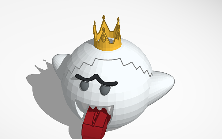 3D design King Boo - Tinkercad