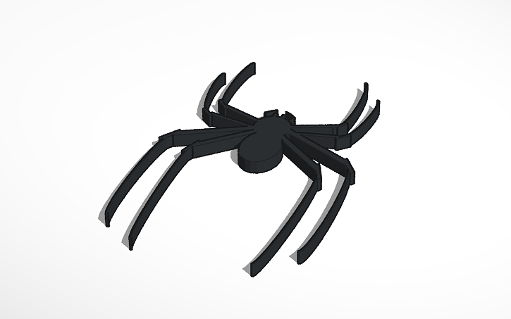 3D design Spider logo | Tinkercad