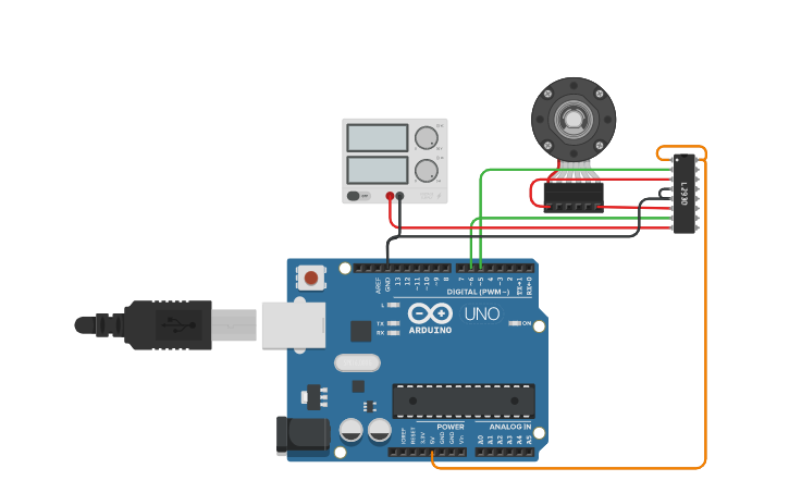 Circuit Design Motor Dc H Bridge Tinkercad