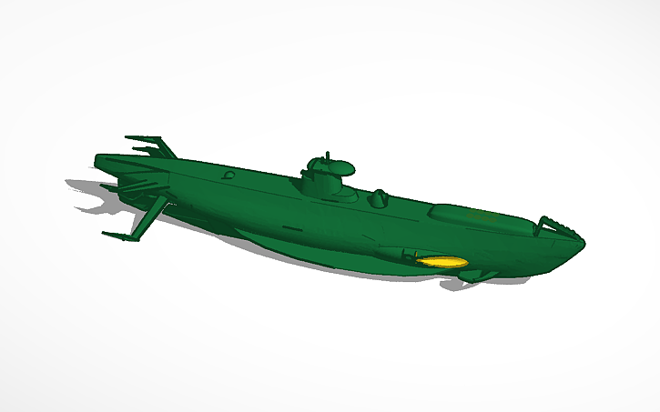 3D design Gamilon Dimensional Submarine UX-01 - Tinkercad