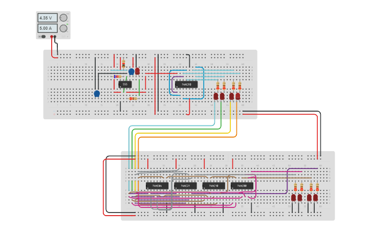 Circuit design Ic - Tinkercad