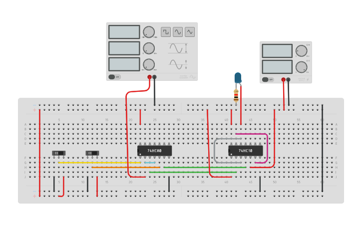 Circuit design sr - Tinkercad