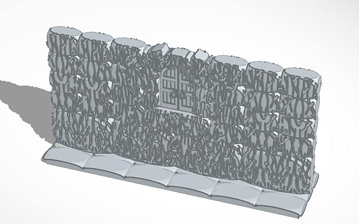 3D design RoSD Murs textures 2 - Tinkercad