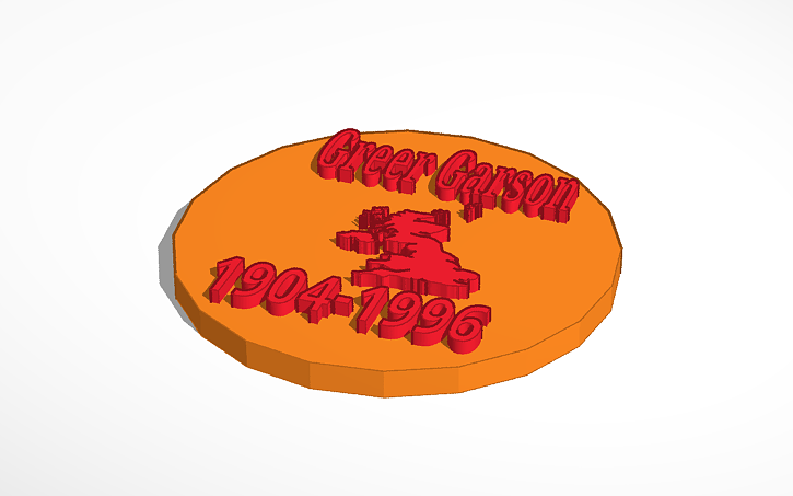 3D design Jasmine Greer Garson | Tinkercad
