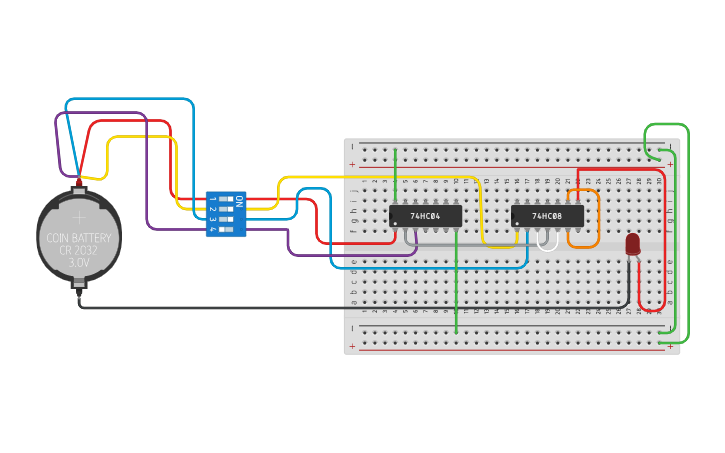 Circuit design COMPUERTAS LOG | Tinkercad