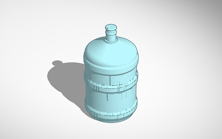 3D design Water Bottle (1:10 scale) - Tinkercad
