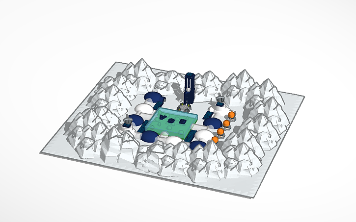 3D design Base lunar mika - Tinkercad
