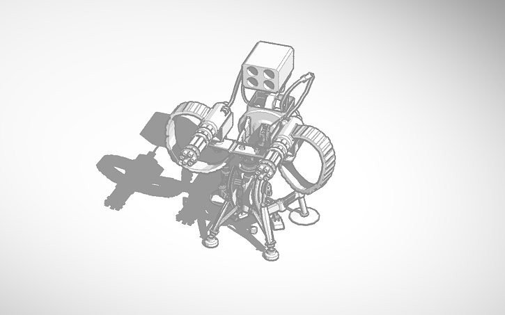 3D design Level 3 Sentry from Team Fortress 2 (a.k.a TF2) - Tinkercad