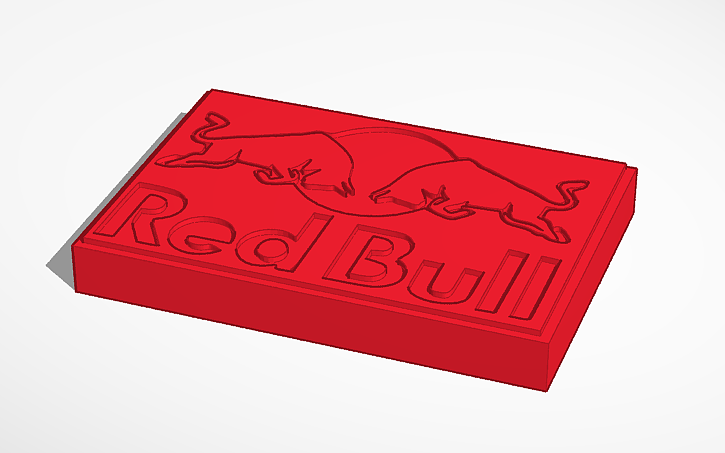 3D design Red Bull - Tinkercad