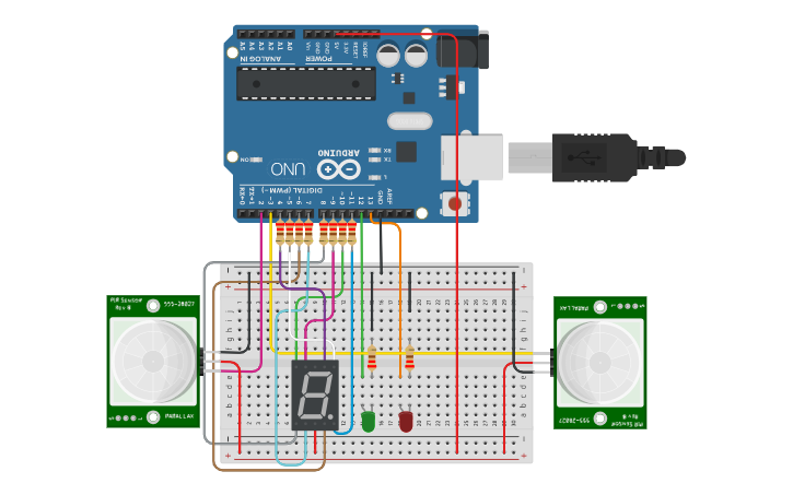Circuit design MCCS Mini Project | Tinkercad