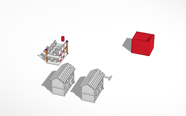 3D design Legend game complete set | Tinkercad