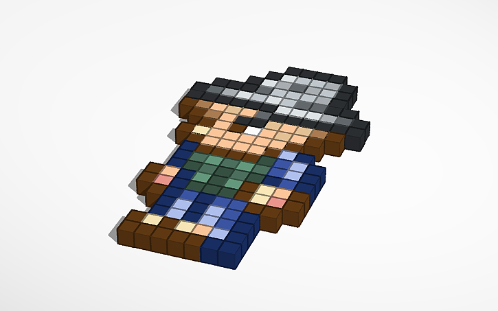 3D design The Angler from Terraria - Tinkercad
