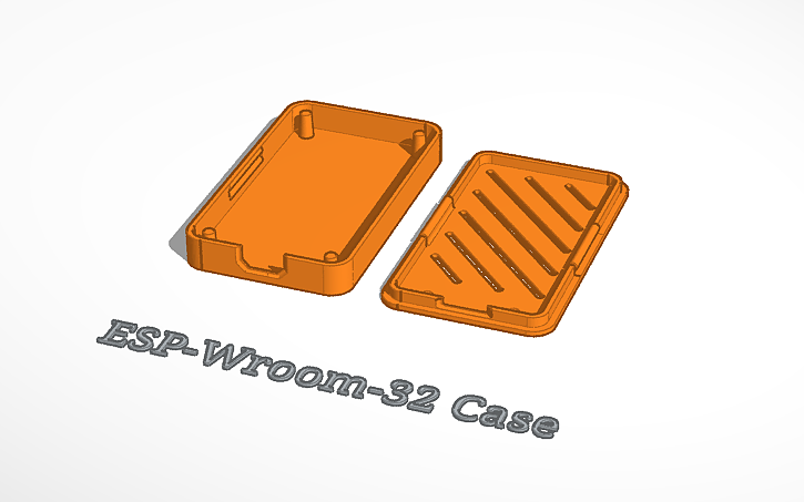 3D design ESP32 mini case - Tinkercad